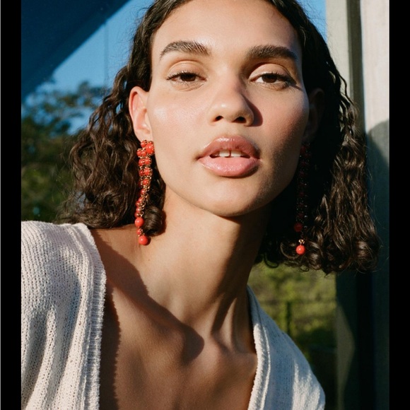 Zara | Jewelry | Zara Resin Stone Earrings | Poshmark